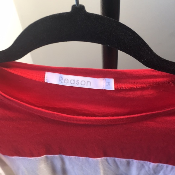 Reason | Shirts | Mens Reason Red White Blue Tshirt | Poshmark